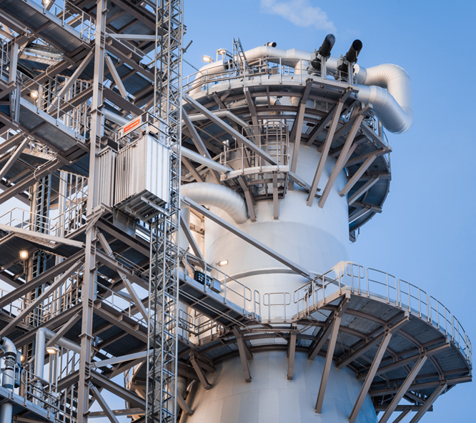 Alimak industrial elevators designed to support the pulp and paper ...
